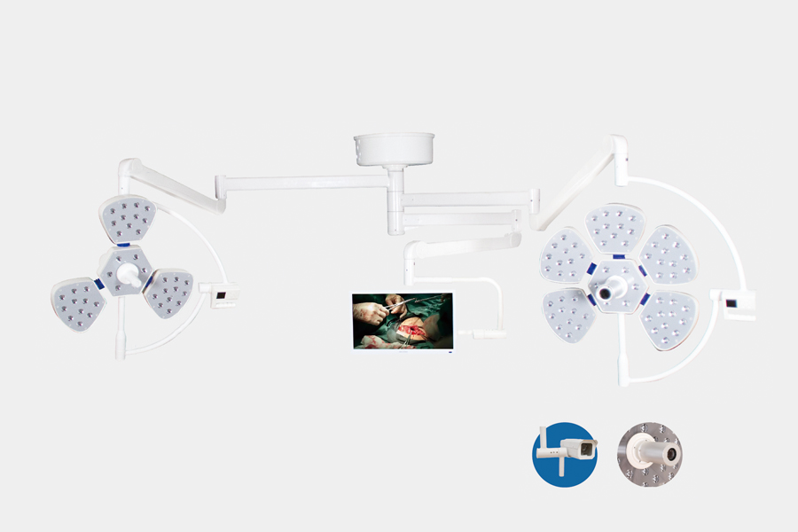 LK/LED700/500型(5+3)花瓣式无影灯_曲阜乐康医疗科技集团股份有限公司